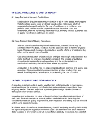 Cost of quality | DOC