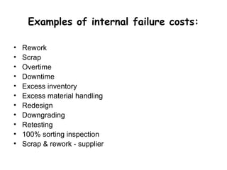 Cost of quality | PPT
