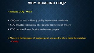 Cost of quality | PPTX