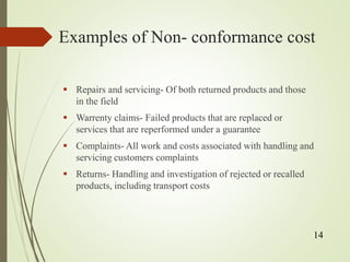Cost of quality | PPTX