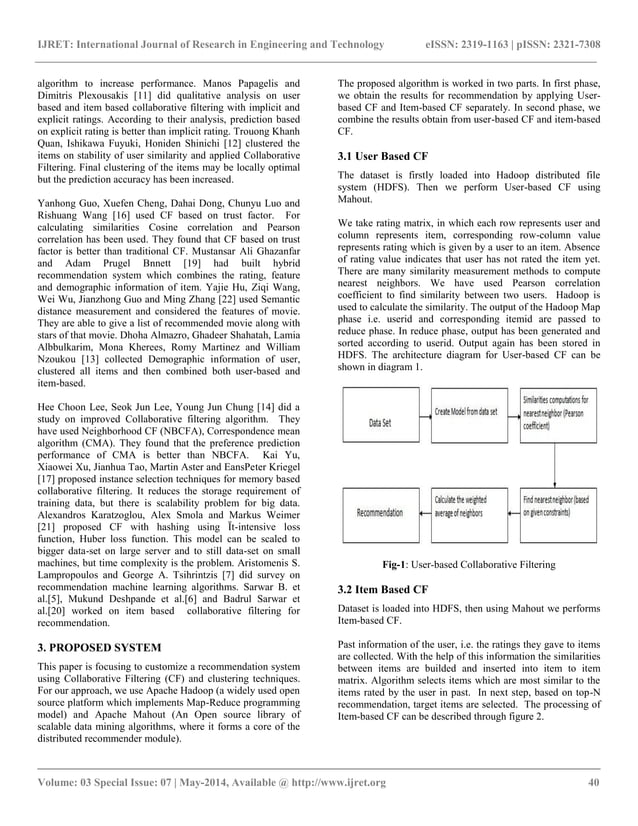 Costomization Of Recommendation System Using Collaborative Filtering Algorithm On Cloud Using