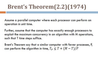 Cost optimal algorithm | PPT