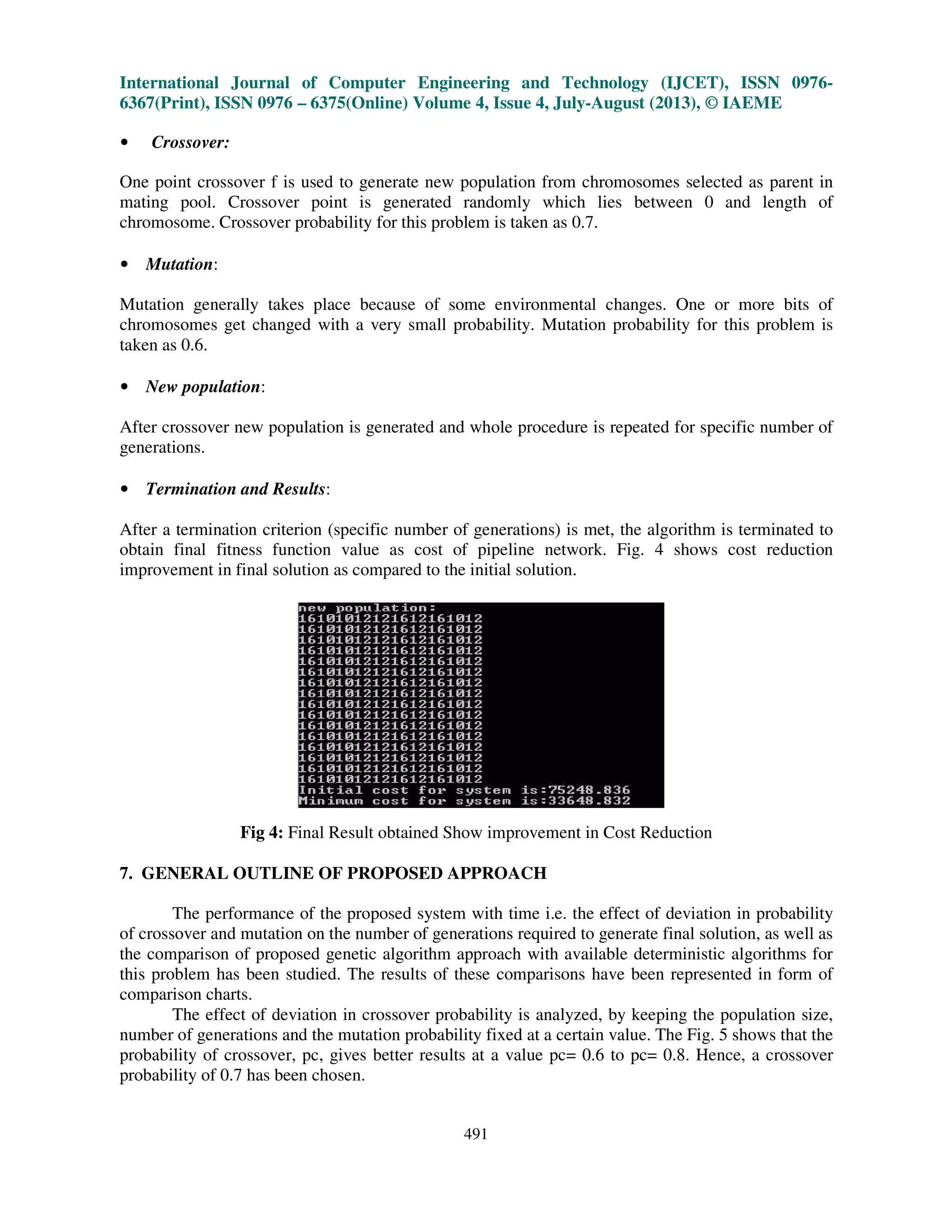 Cost Optimization Of Pipeline Systems Using Genetic Algorithm Pdf