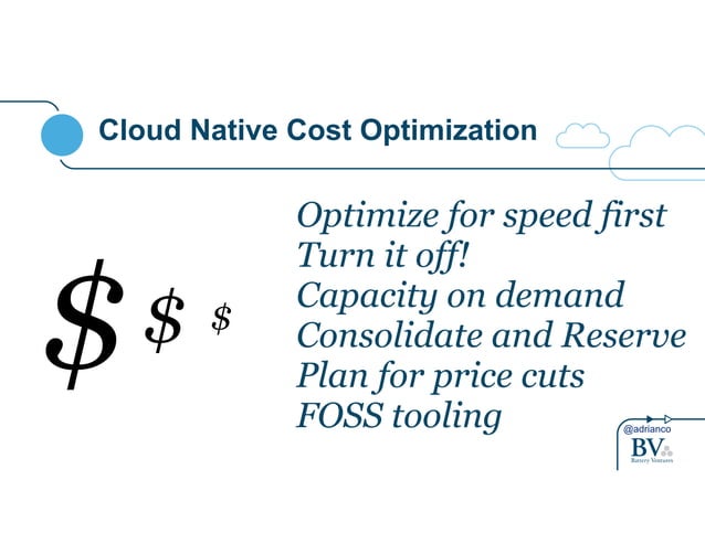 Cloud Native Cost Optimization | PDF