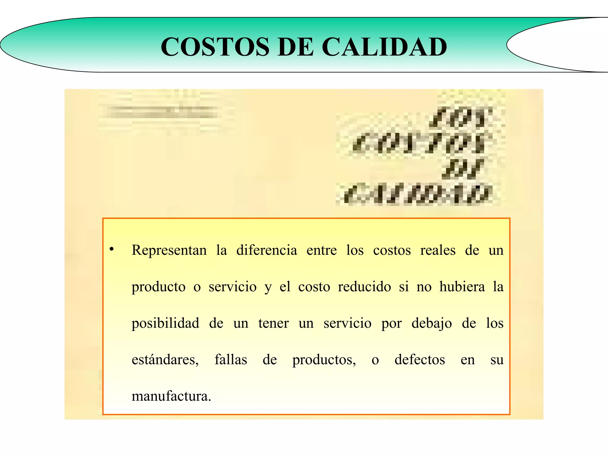 Costos de calidad | PPS | Business | Business and Finance