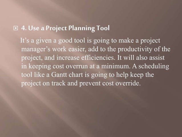 Presentation on Cost Overrun ( Project Management) | PPTX