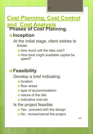 Cost plan | PPT