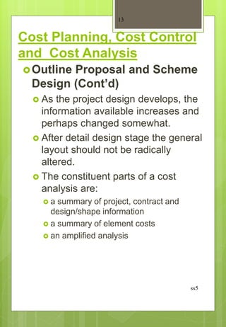 Cost plan | PPT