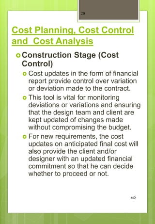 Cost plan | PPT