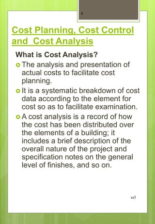 Cost plan | PPT