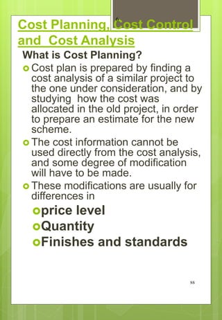 Cost plan | PPT