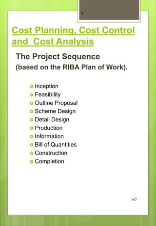 Cost plan | PPT
