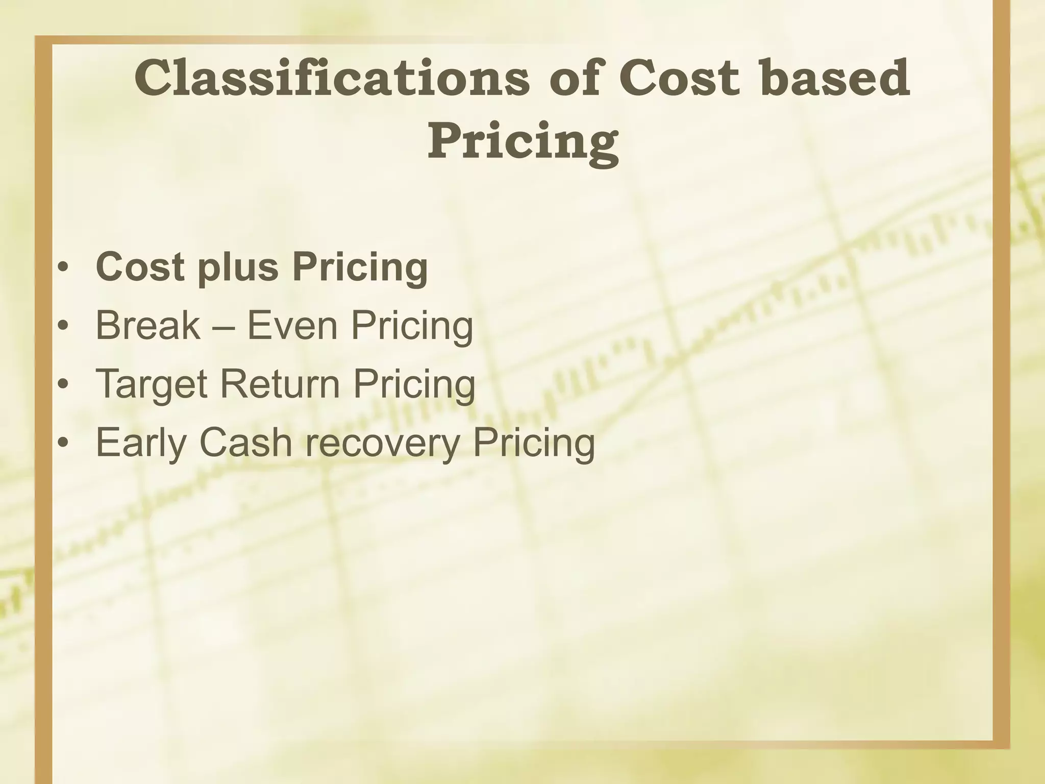 Cost plus pricing | PPTX