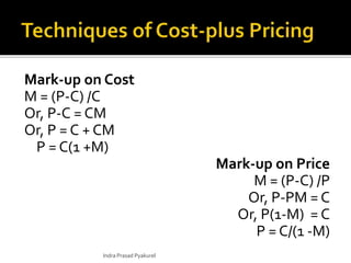 Cost plus and Incremental pricing method | PPTX