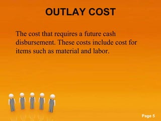 Cost Accounting: Decision making relating to the different costs | PPTX