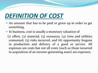Cost Accounting | PPT