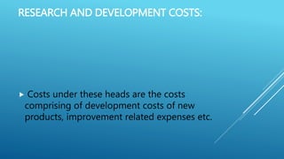classification of cost according to finction | PPTX