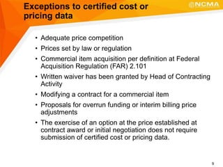 Cost and Price Analysis: Requirements and Techniques | PPTX | Business ...