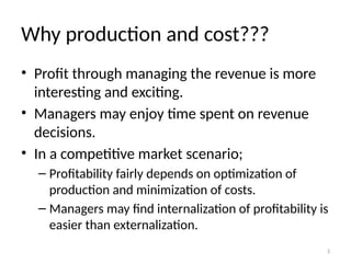 cost_production micro economics chapter theory of production | PPTX