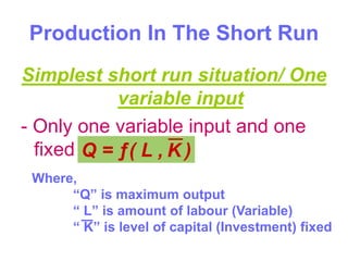 Cost & Production Analysis For MBA Students.ppt | Business | Business ...