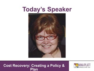 Cost recovery policy and plan | PPT