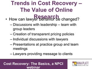 Cost Recovery : The Basics | PPTX