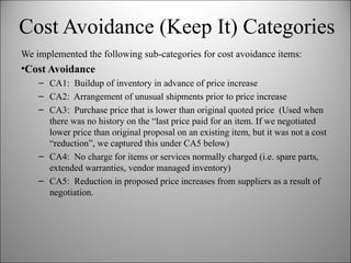 Cost Reduction And Avoidance | PPT