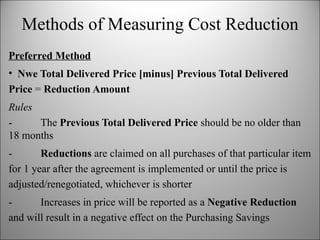 Cost Reduction And Avoidance | PPT