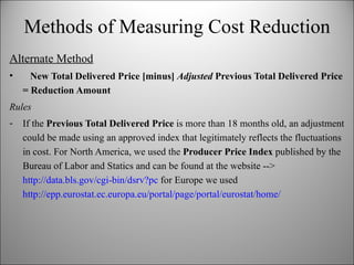 Cost Reduction And Avoidance | PPT