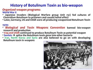 Costridial toxins botulinum toxin | PPT