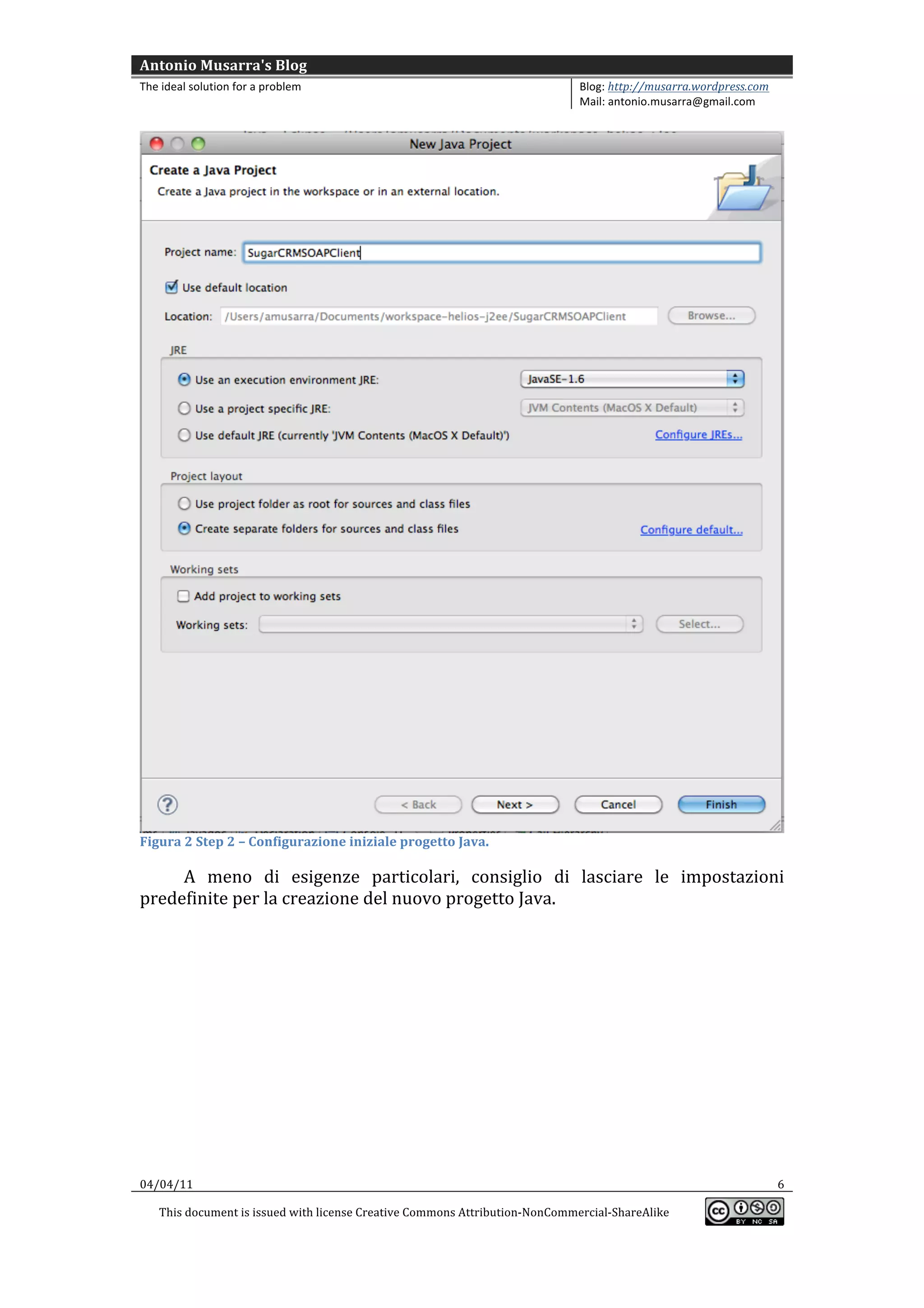 Costruire un client Java per SugarCRM | PDF