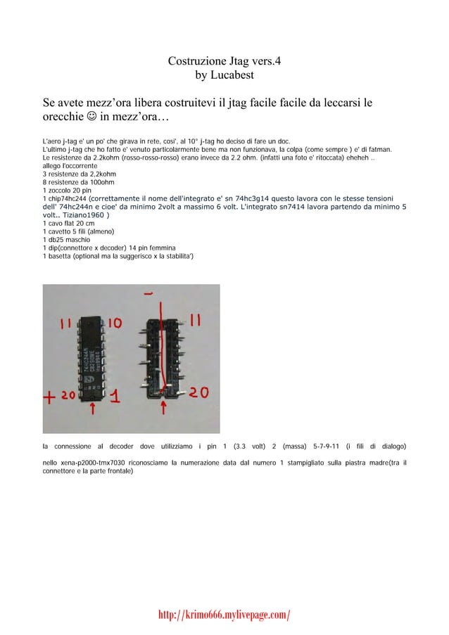 Costruzione Jtag | PDF