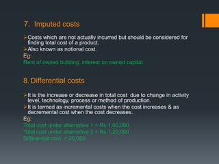 Costs decisionmaking | PPTX
