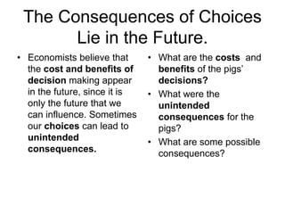 Costs and benefits in the three little pigs | PPT