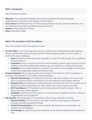 Cost Saving Proposal- CCTV.docx