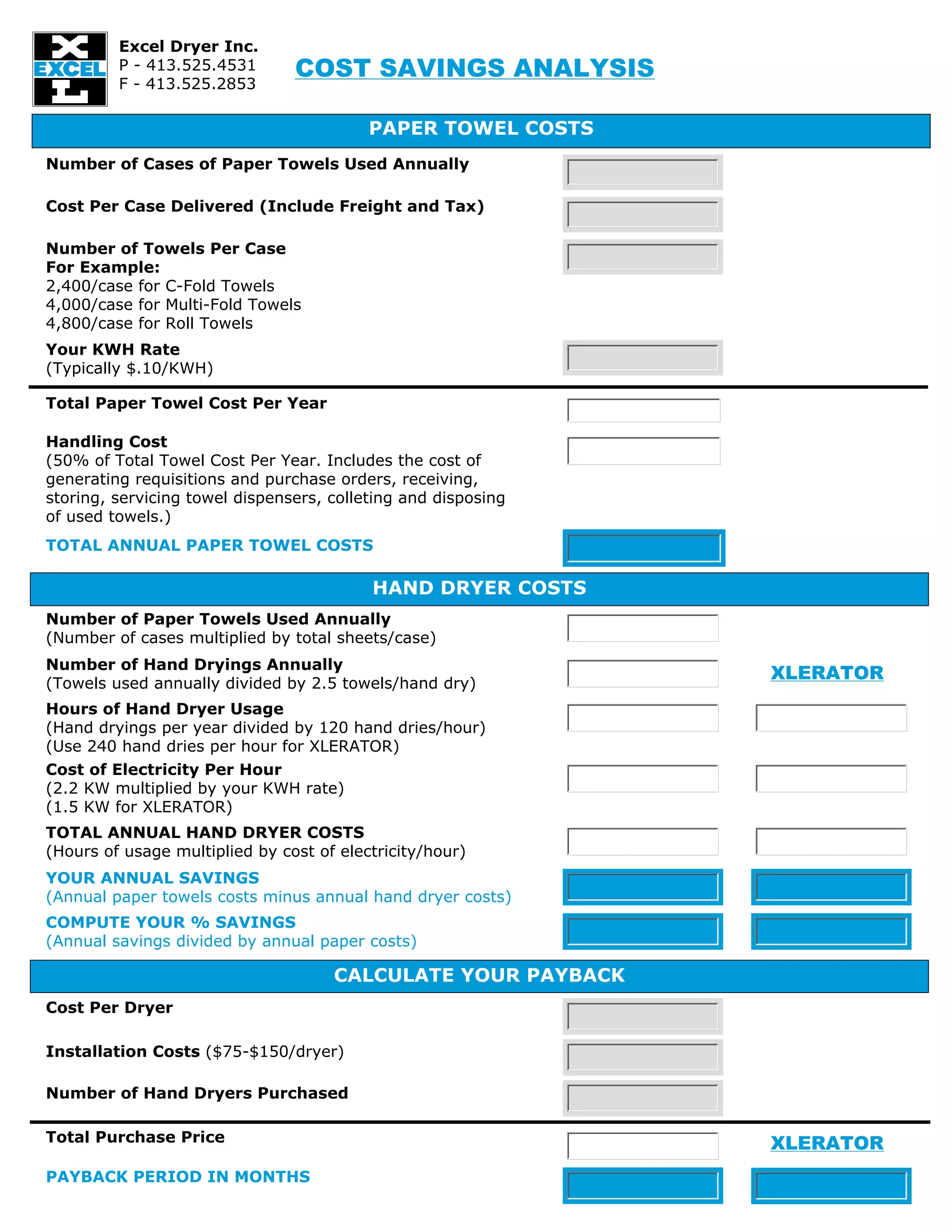 Cost Savings Analysis Dynamic | PDF