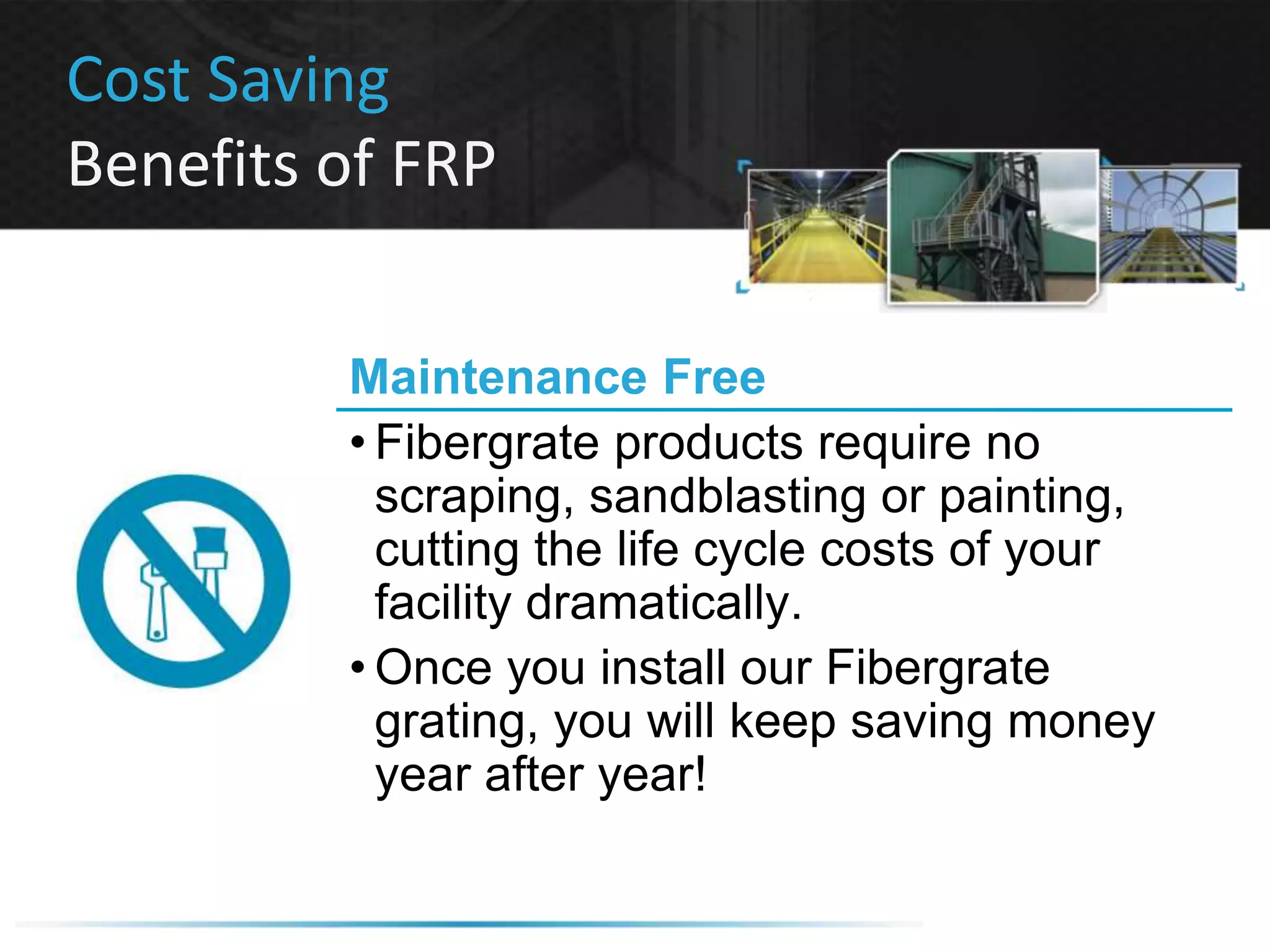 Cost Saving Benefits of FRP | PPTX