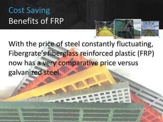 Cost Saving Benefits of FRP | PPTX
