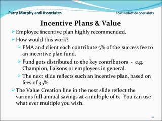 Cost Savings Presentation May 2012 | PPT