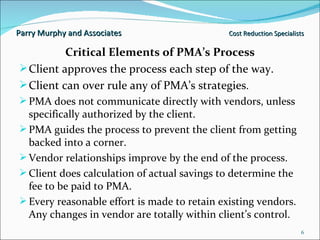 Cost Savings Presentation May 2012 | PPT