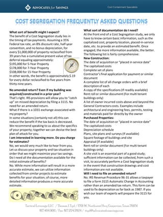 What is Cost Segregation? | PDF