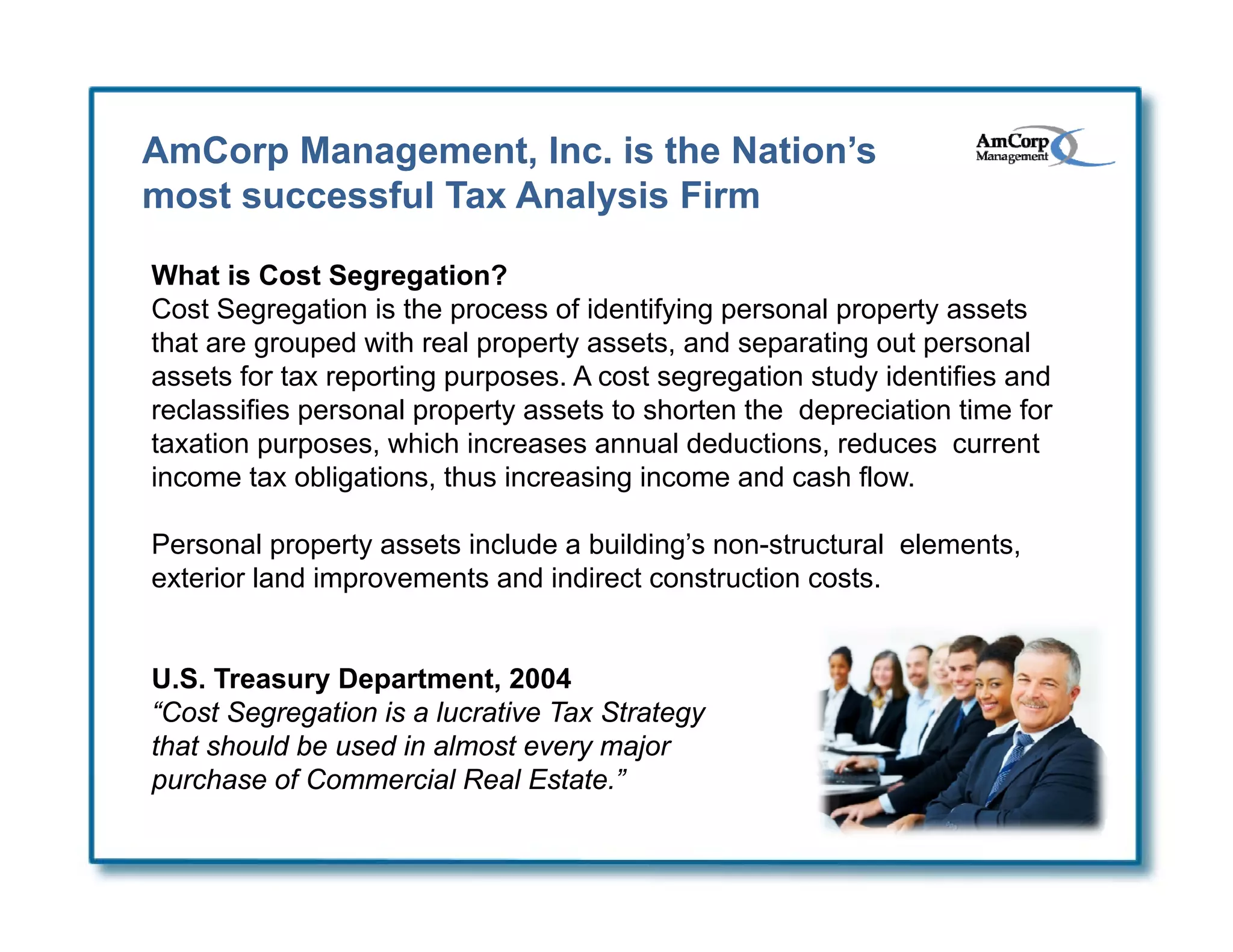 Cost Segregation, What Is It? | PDF | Business Accounting & Finance ...