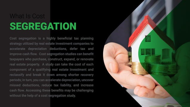 Cost segregation details for real estate investors | PPT