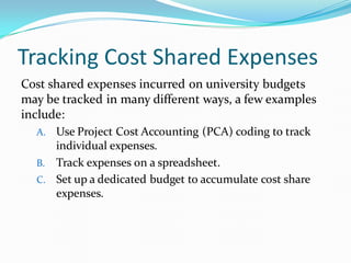 Cost Sharing Basics | PPT