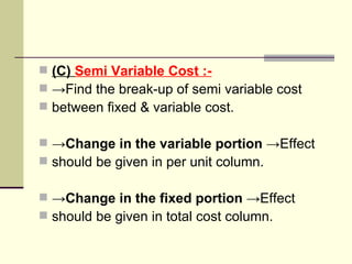 Cost sheet1 | PPT