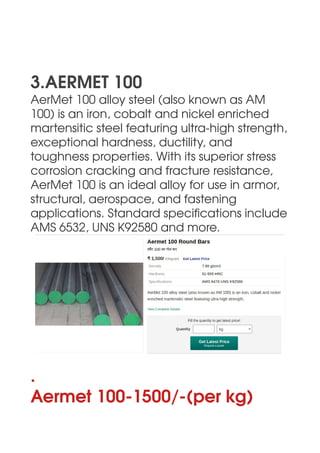 Costs of material | PDF