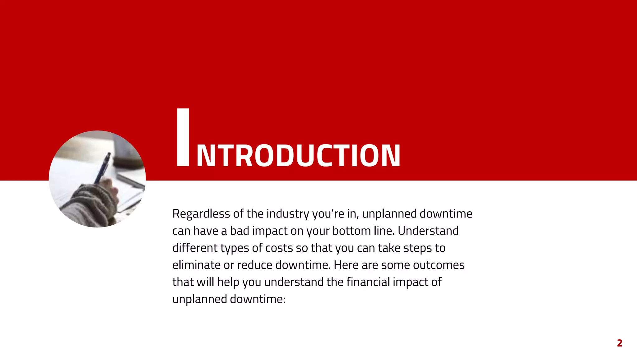 Costs of plant downtime | PPTX | Business | Business and Finance