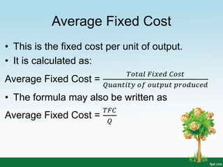 Costs of production | PPTX