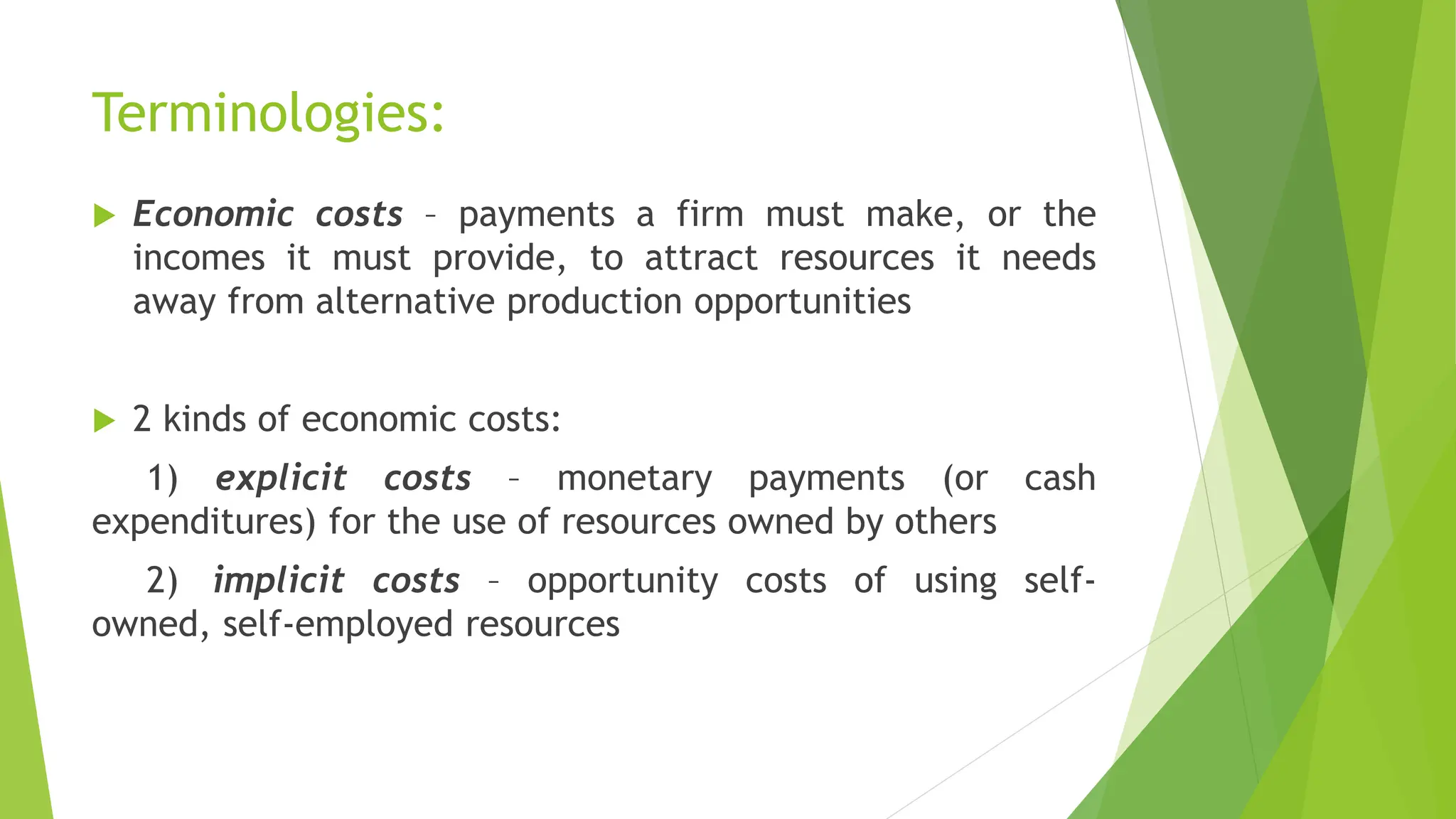 Costs of Production, Production Function, Law of Diminishing Returns.pptx