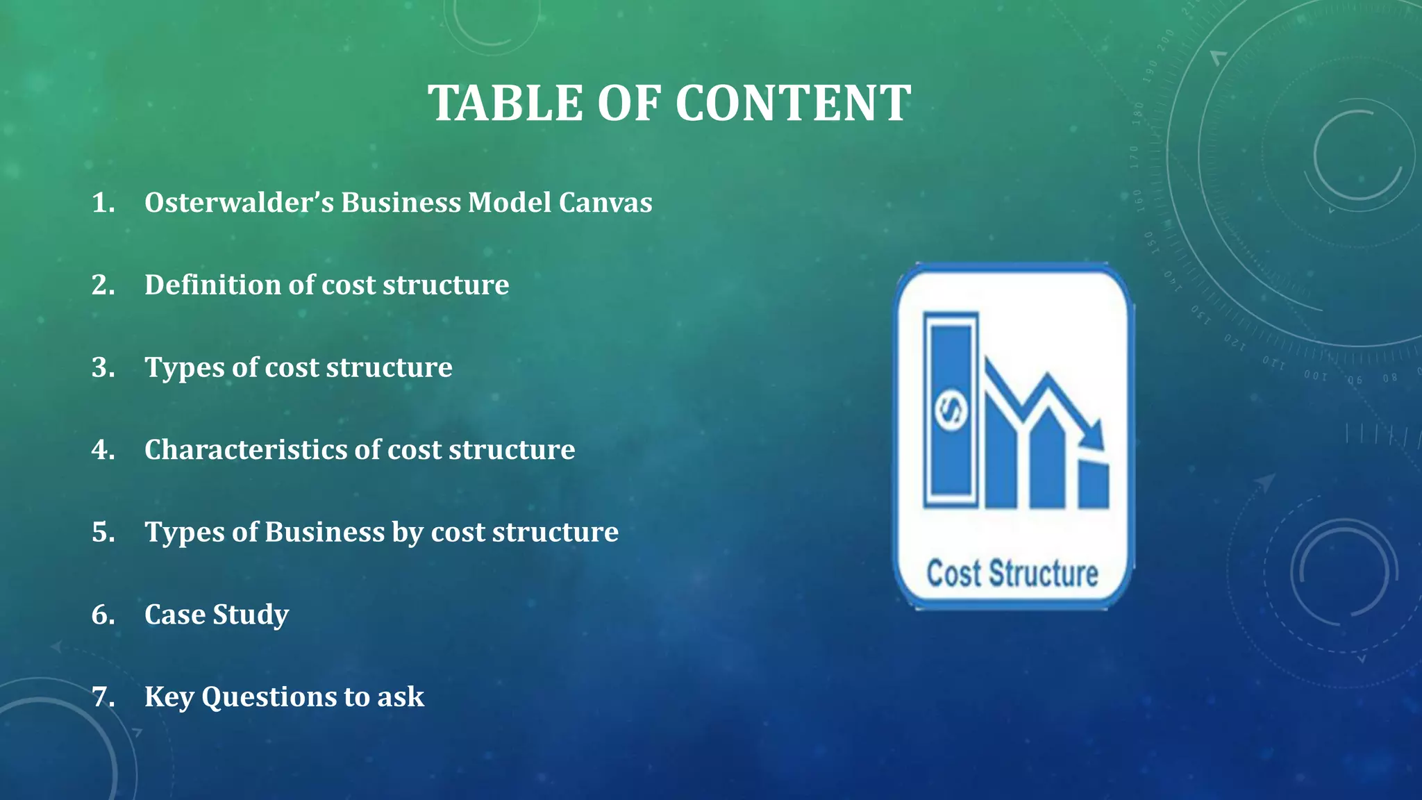 Cost structure | PPTX